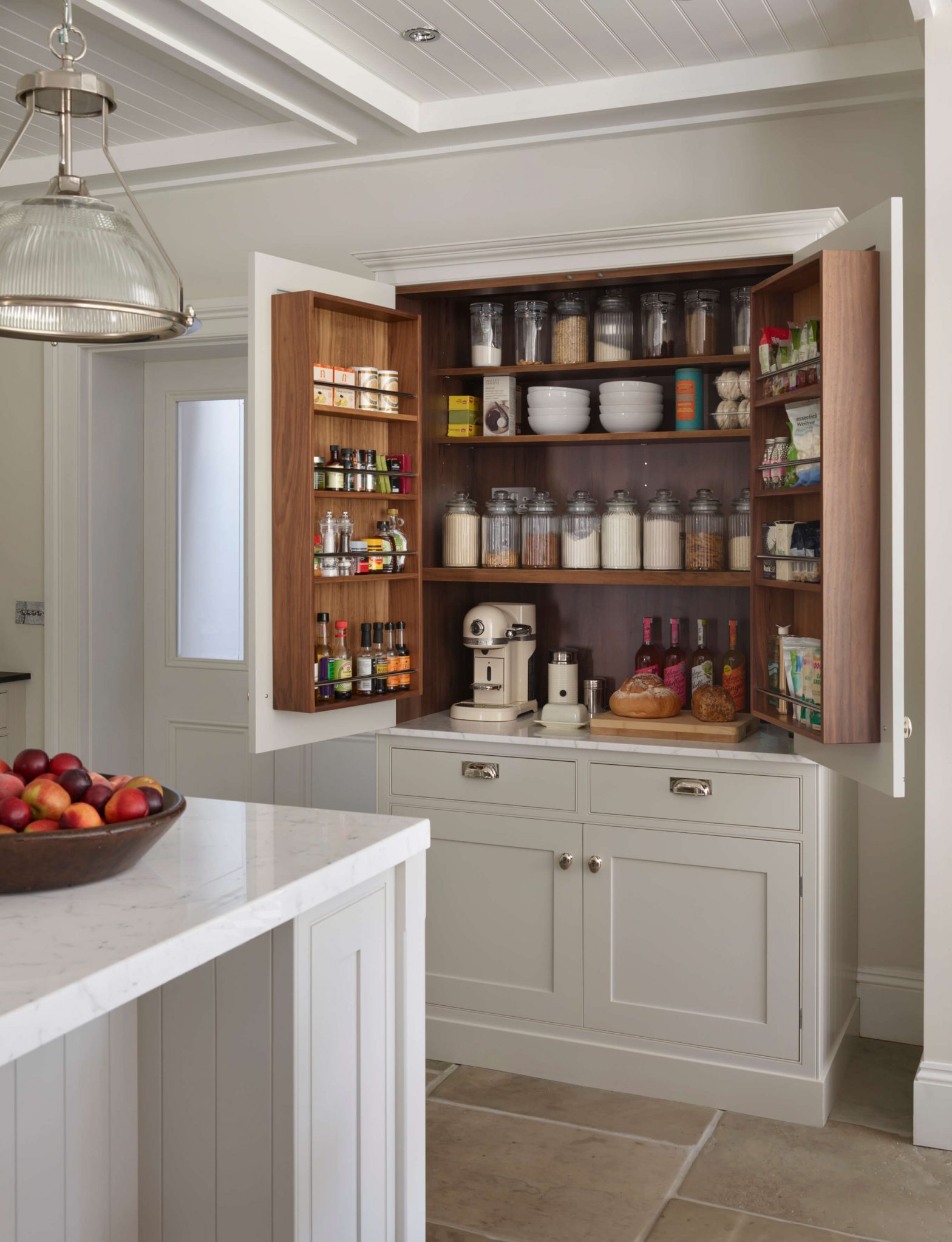 Best kitchen storage; the larder