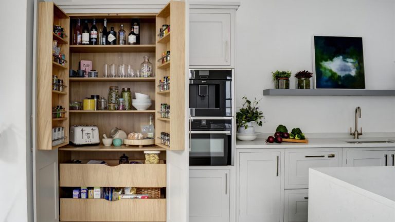 Best kitchen storage; the larder