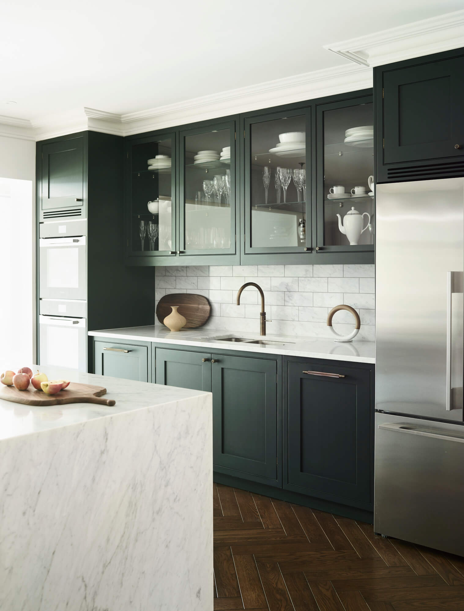 Glorious green kitchens