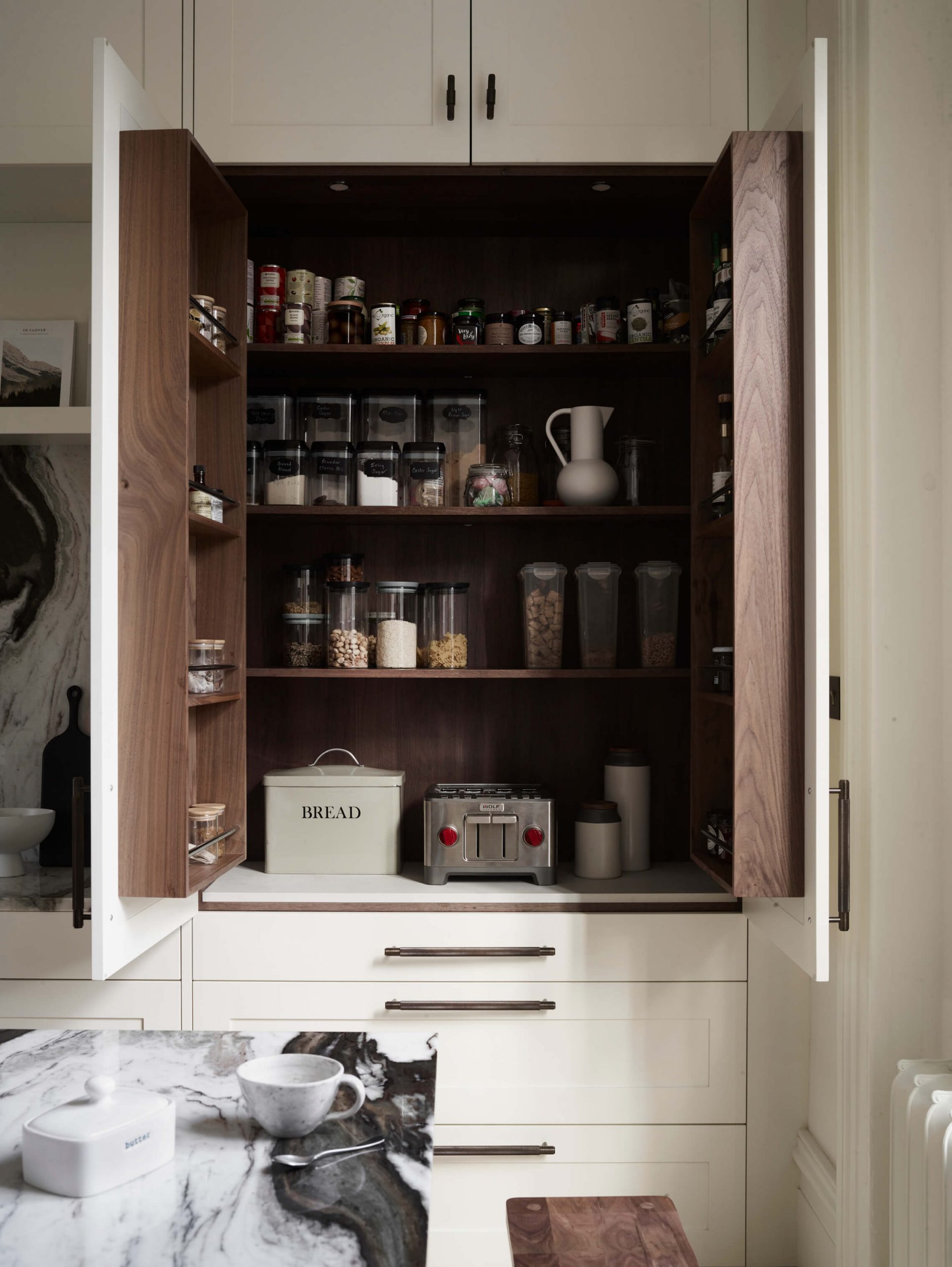 How to maximise storage in a pantry