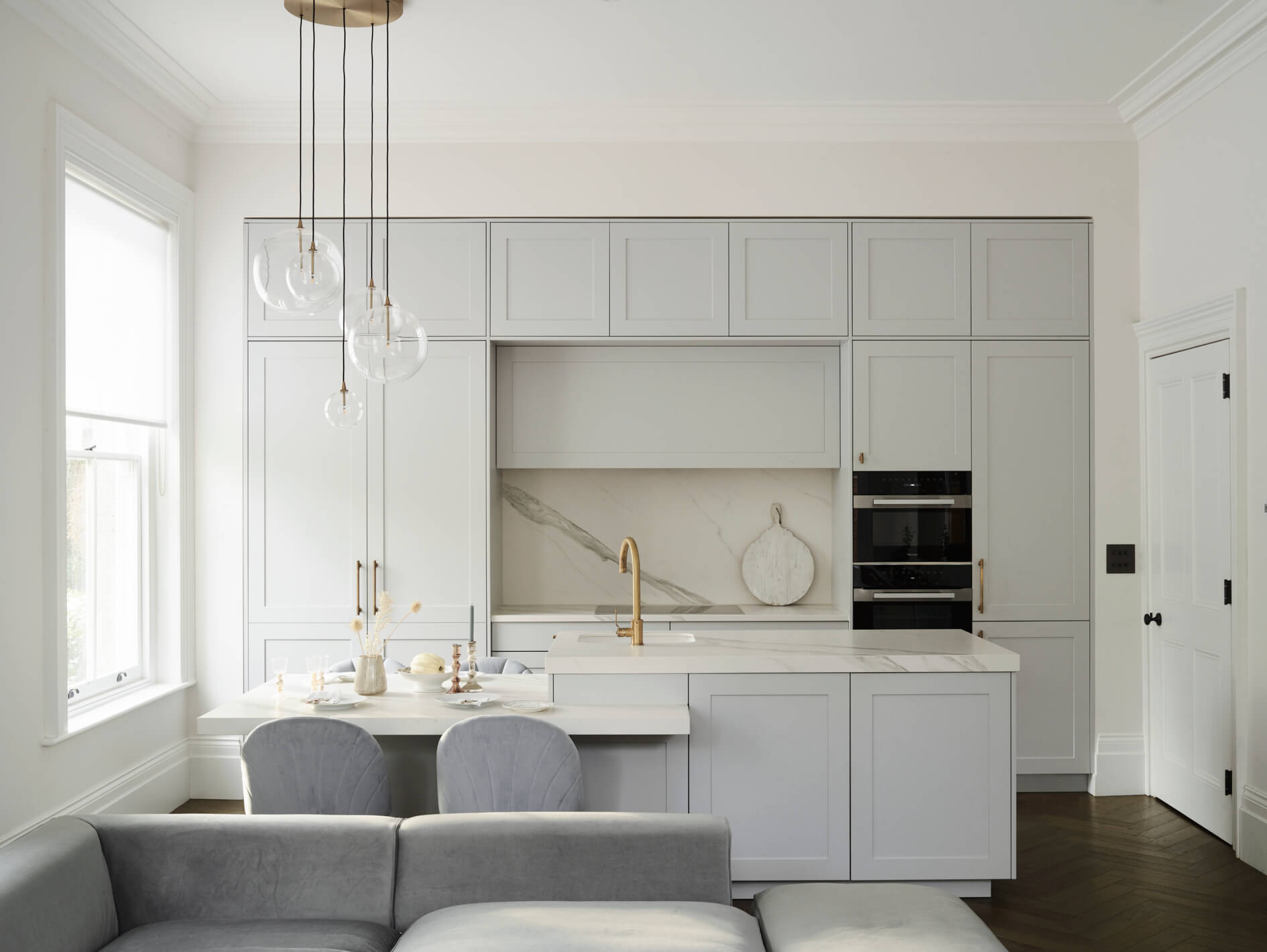 Two tier kitchen islands