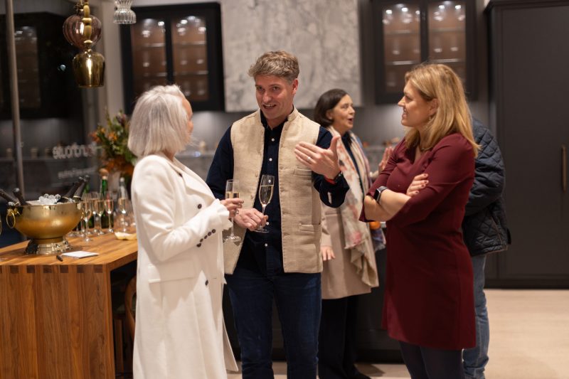 Cheltenham Bora chef’s table with Clarendon Fine Art