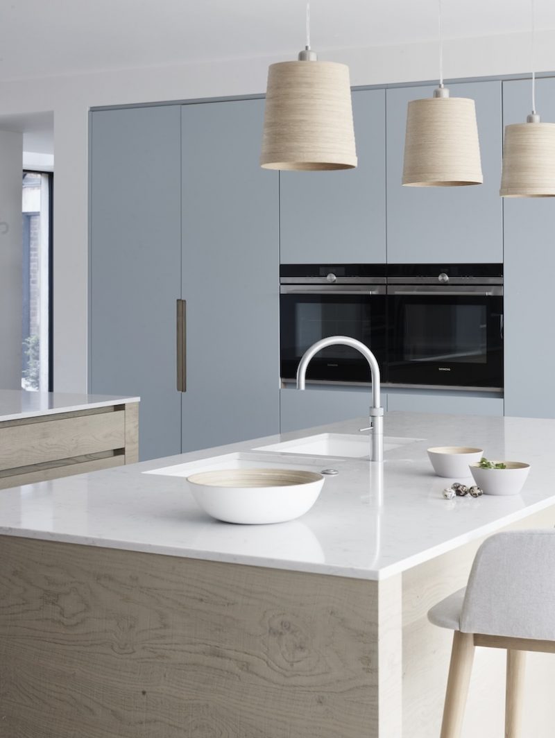 Fall in love with pastel luxury kitchens